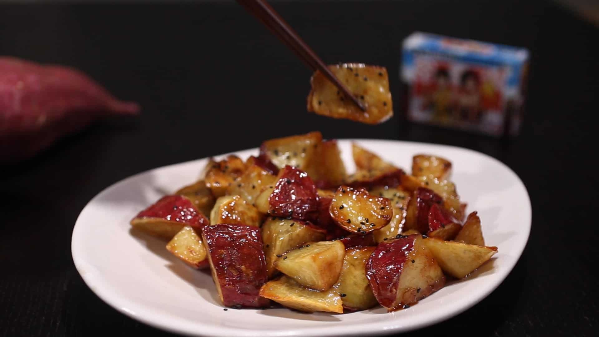 Daigaku Imo - Candied Sweet Potatoes 大学芋 (Recipe + Video) - Cooking ...